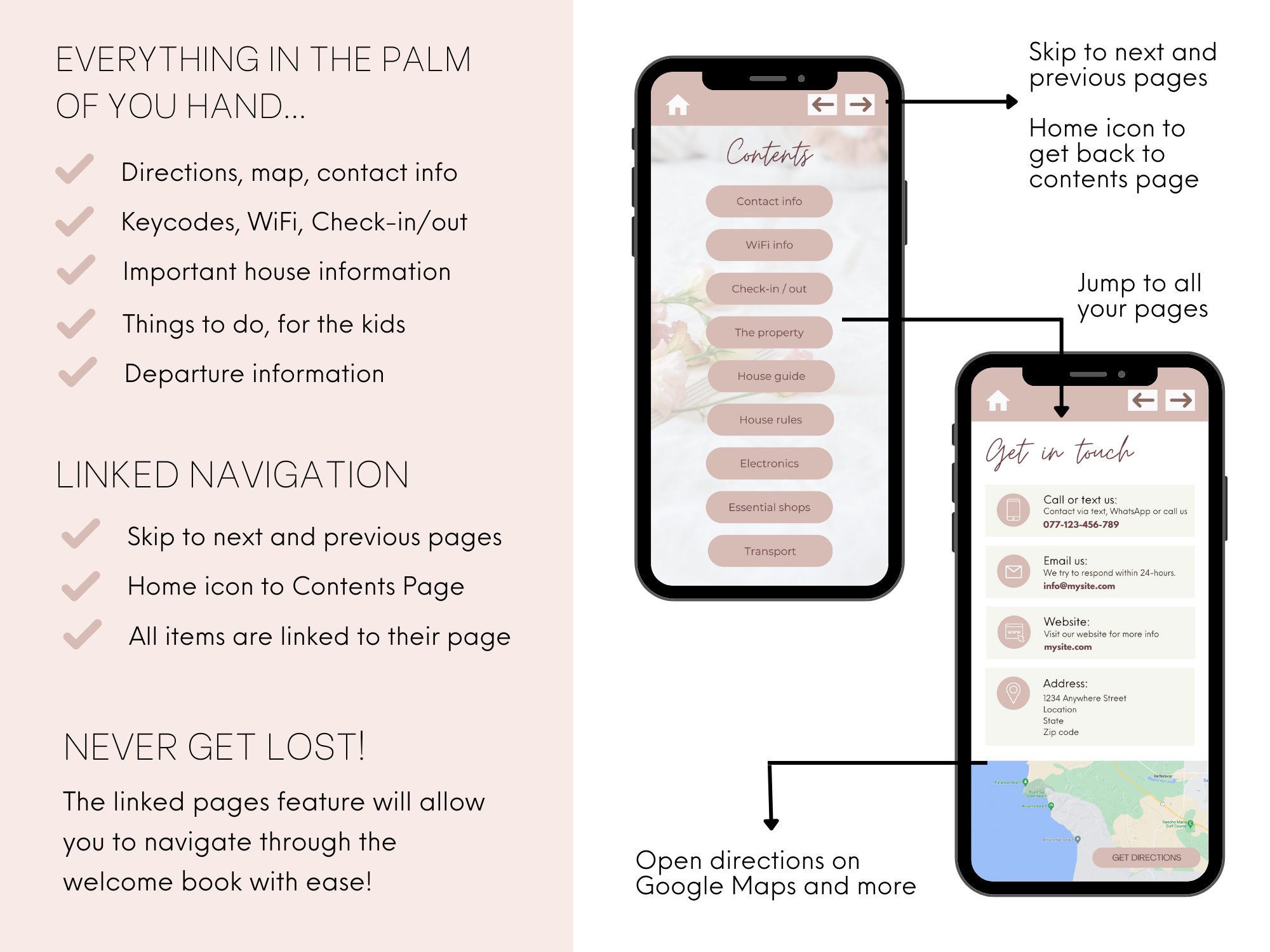 Airbnb/vrbo Host Bundle Template, Welcome Book Airbnb, Editable Airbnb ...