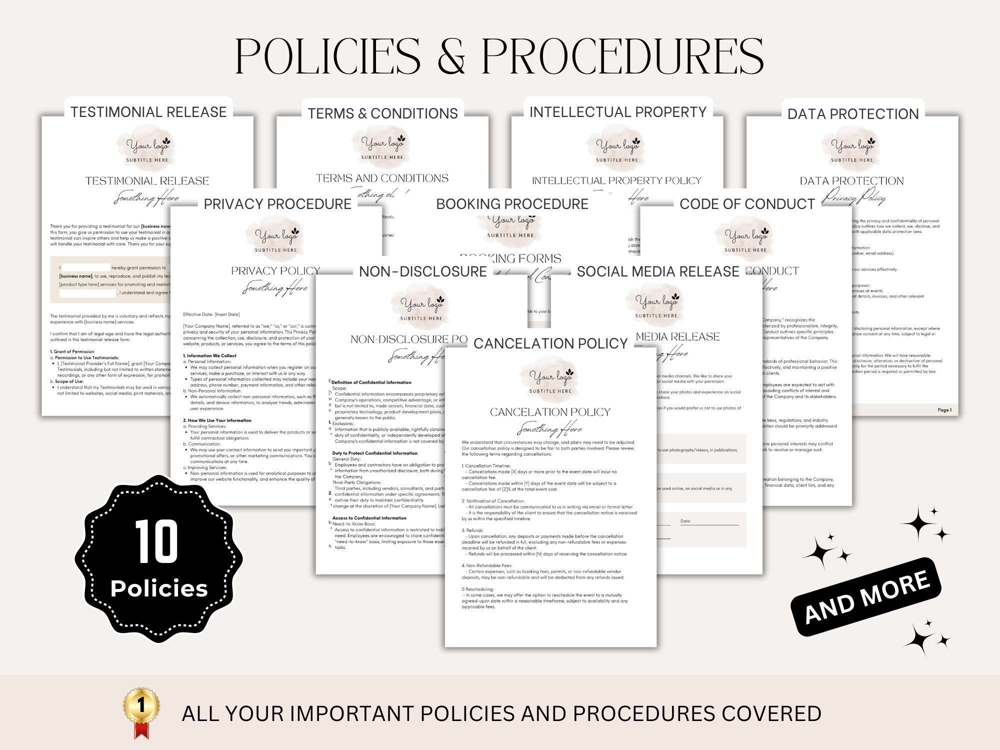 Virtual Assistant Template Bundle, Virtual Assistant Social Media, VA ...