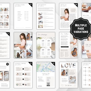 Virtual Assistant Template, VA Branding Kit, Virtual Assistant Client ...