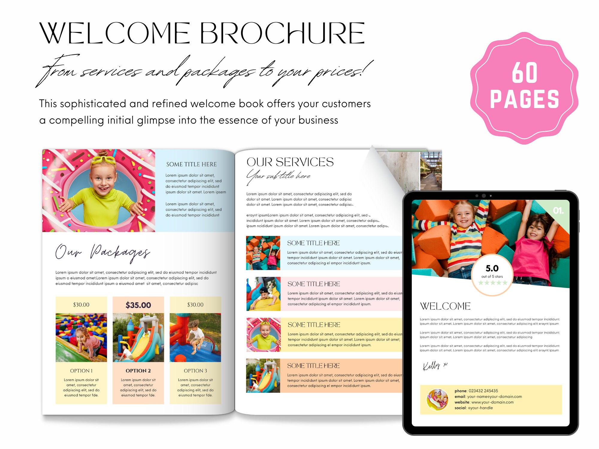 Bounce House Rental Contract Template, Editable Inflatables Agreement ...