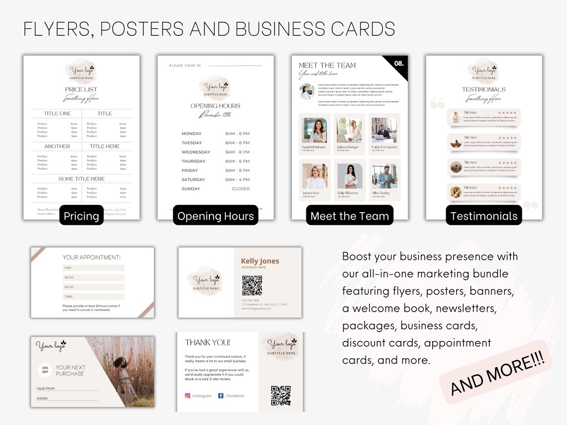 Virtual Assistant Template, VA Branding Kit, Virtual Assistant Client ...