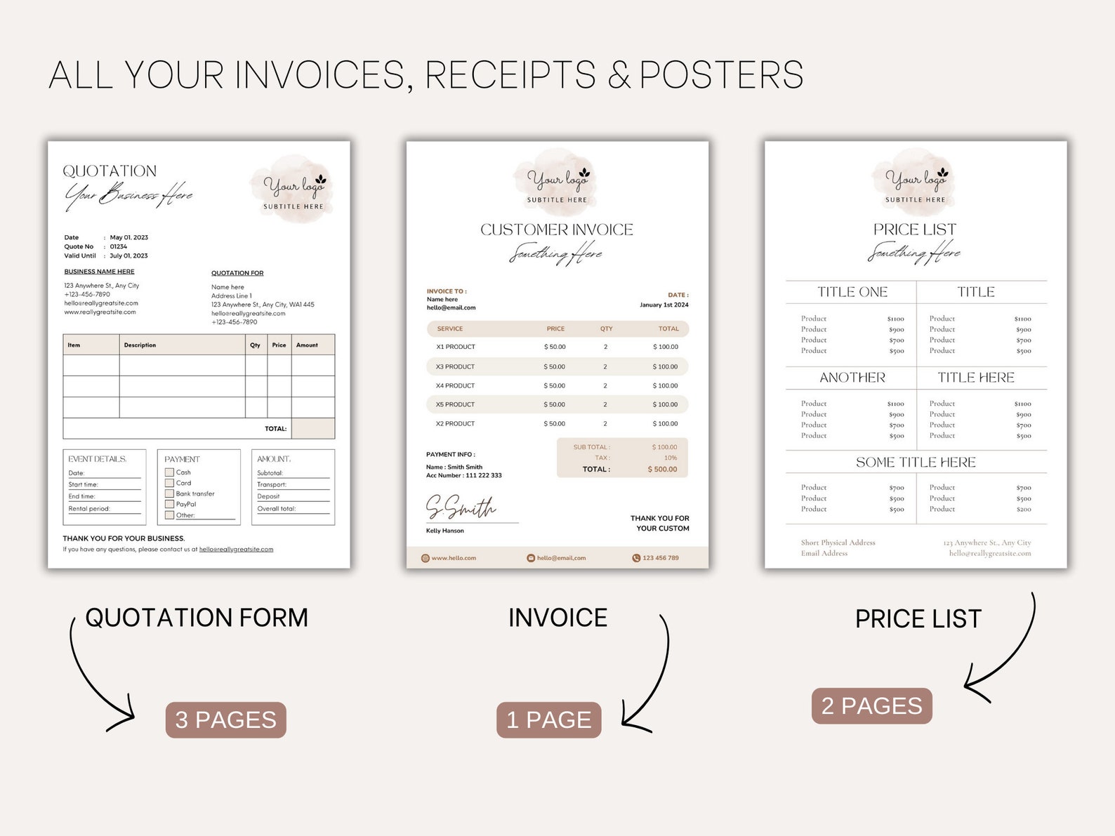 Luxury Picnic Business Forms, Event Planner, Picnic Planning, Luxury ...