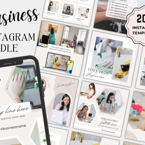 Cleaning Business Instagram Templates, Commercial Cleaning Minimalist ...