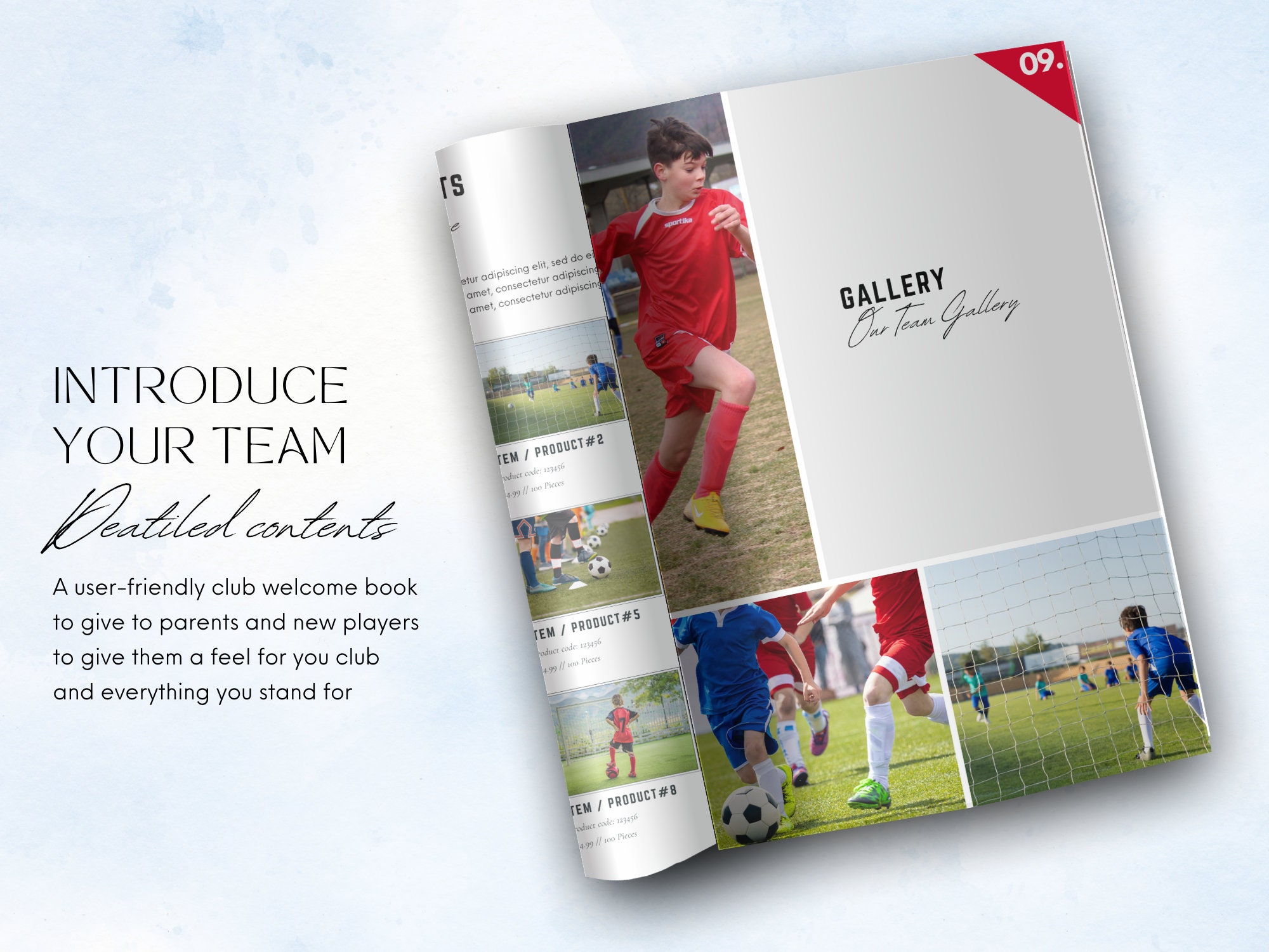 Football Coach Welcome Book Template, Parent Welcome Packet, Soccer ...