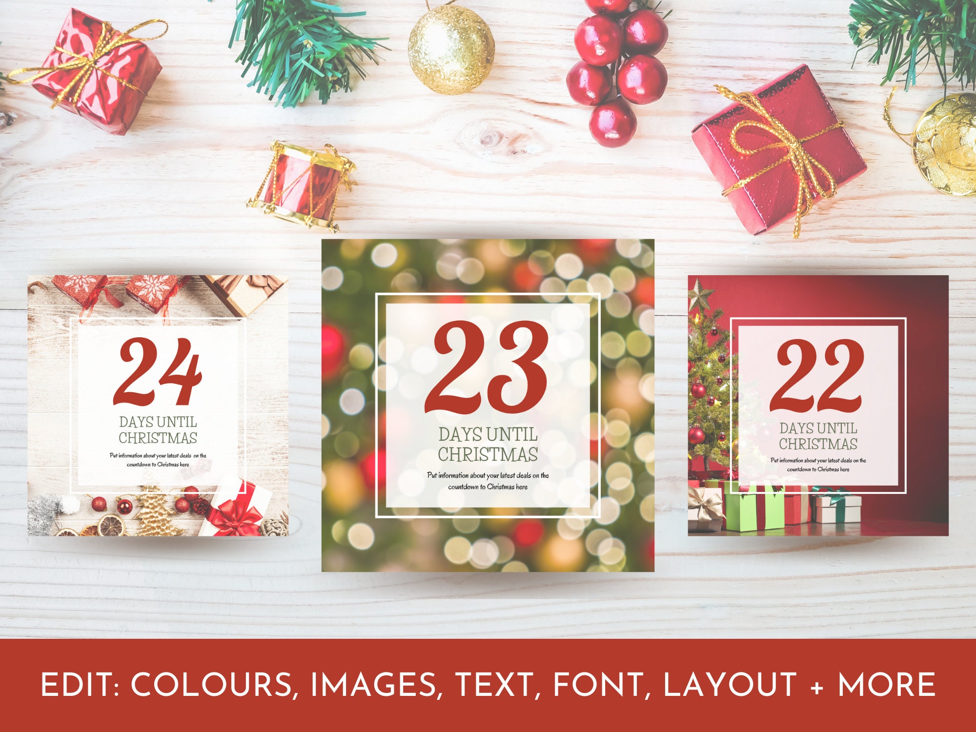 Advent Calendar Instagram Stories & Posts Christmas Instagram - Etsy