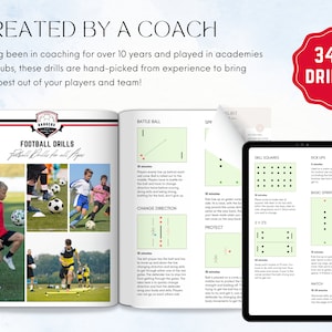 Football Coach Drills and Exercises Template, Soccer Drills for Kids ...