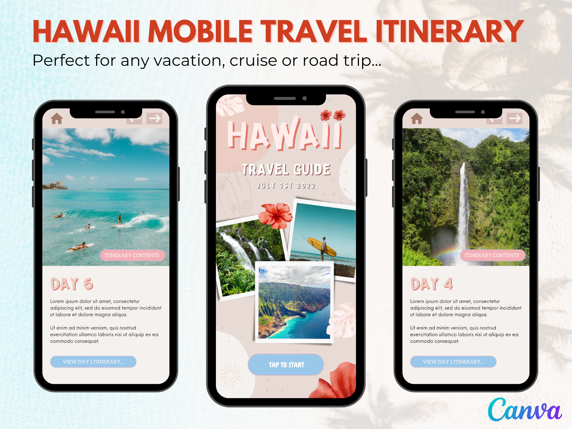 Ultimate Digital Travel Itinerary for Mobile Digital Travel - Etsy