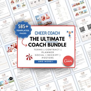 Cheer Coach Planner Template, Cheerleading Contract Forms, Cheer ...