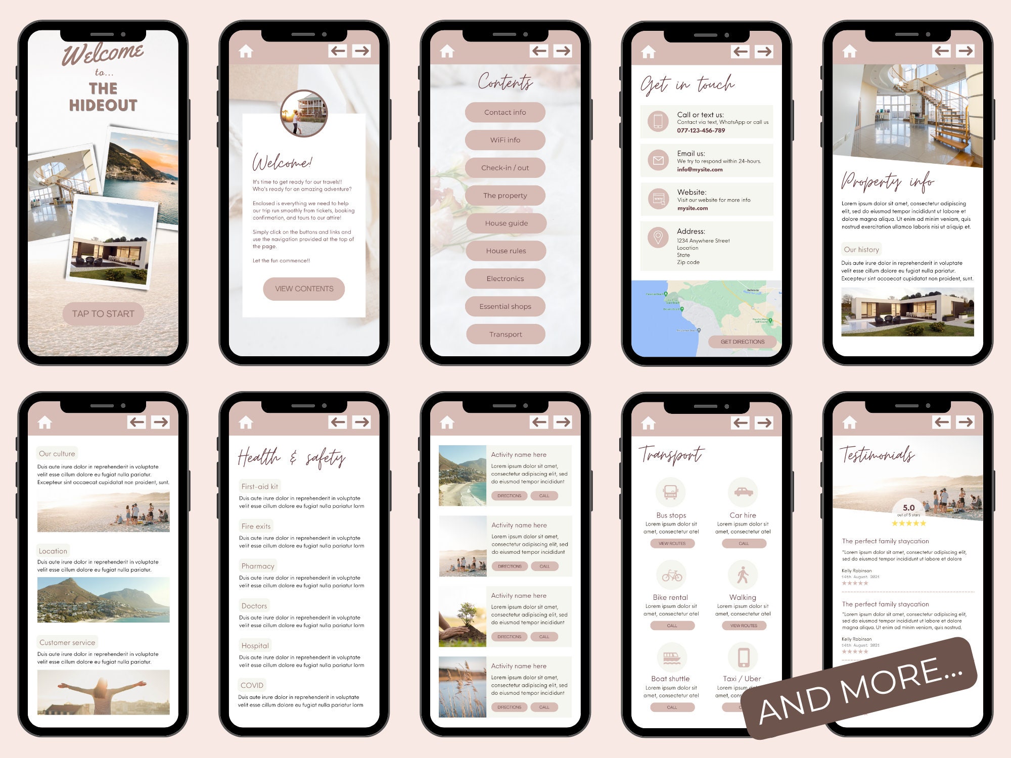 Airbnb/vrbo Host Bundle Template, Welcome Book Airbnb, Editable Airbnb ...