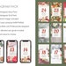 Advent Calendar Instagram Stories & Posts Christmas Instagram - Etsy