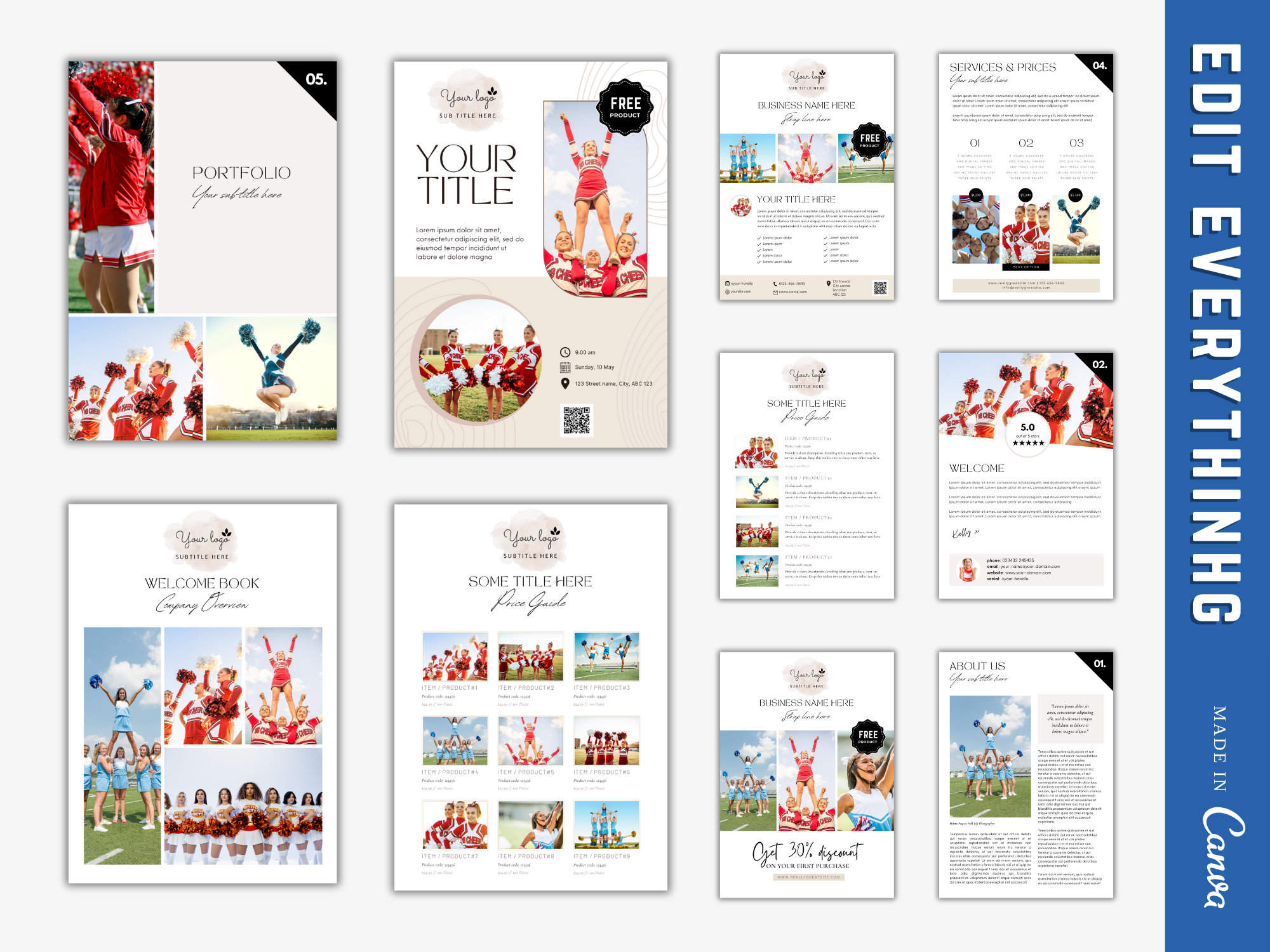 Cheer Coach Planner Template, Cheerleading Contract Forms, Cheer ...