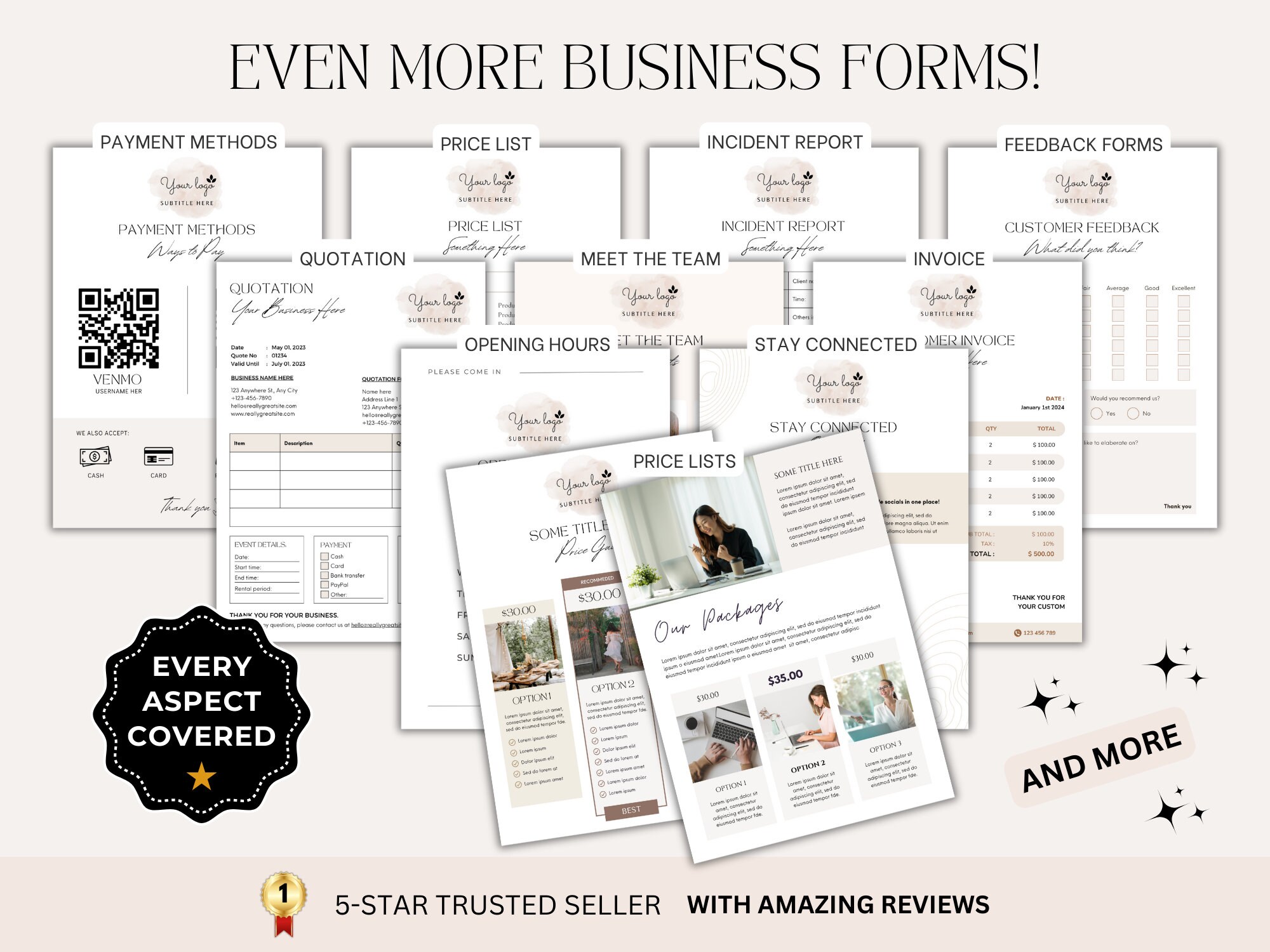 Virtual Assistant Template, VA Branding Kit, Virtual Assistant Client ...