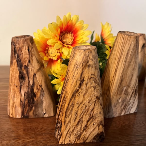 Rustic Wood Vase - Etsy