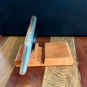Personalized Cherry Wood Phone Stand - Etsy