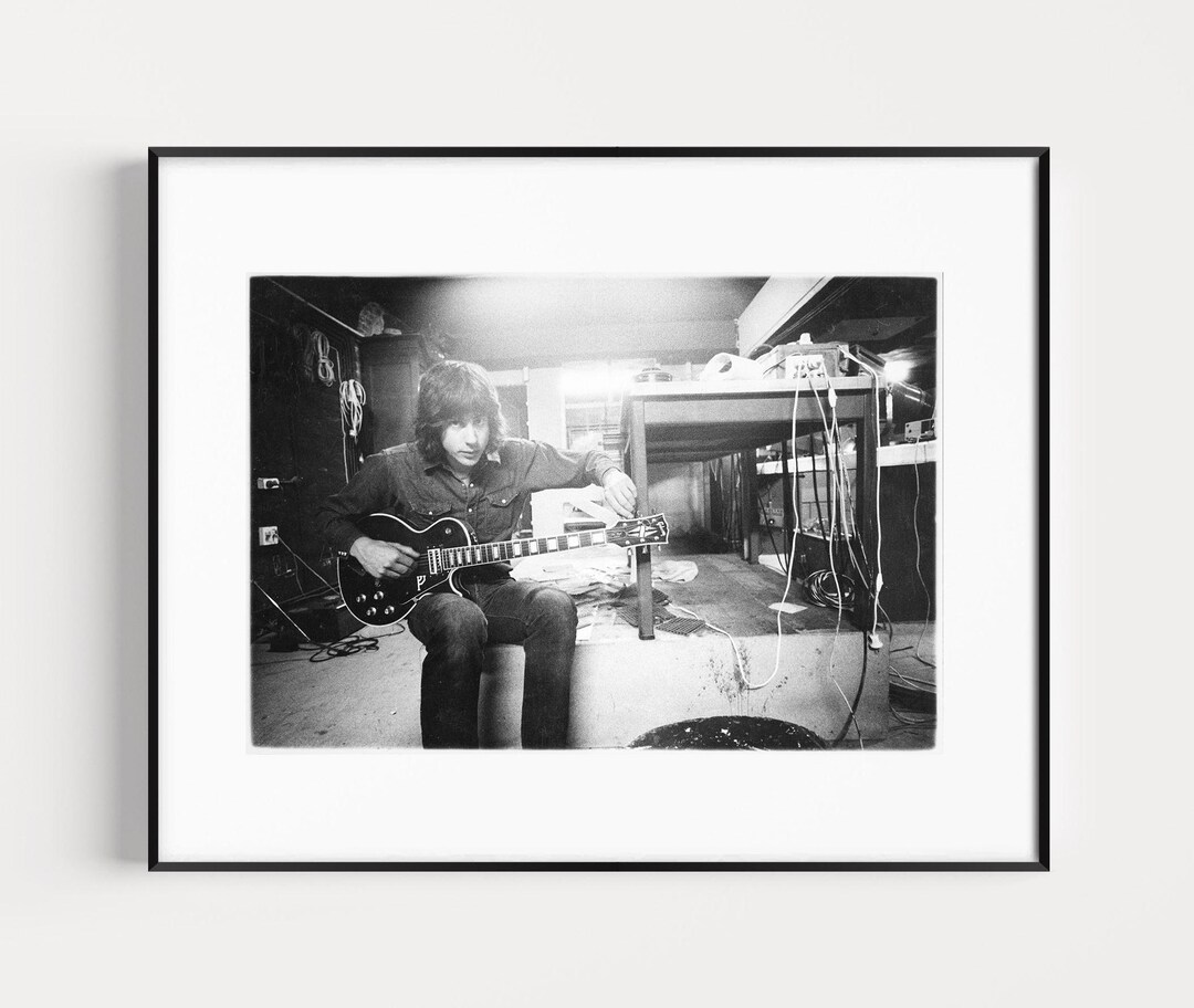 Backstage at the Melkweg (milky Way) Club, Amsterdam 1974. Vintage B&W ...