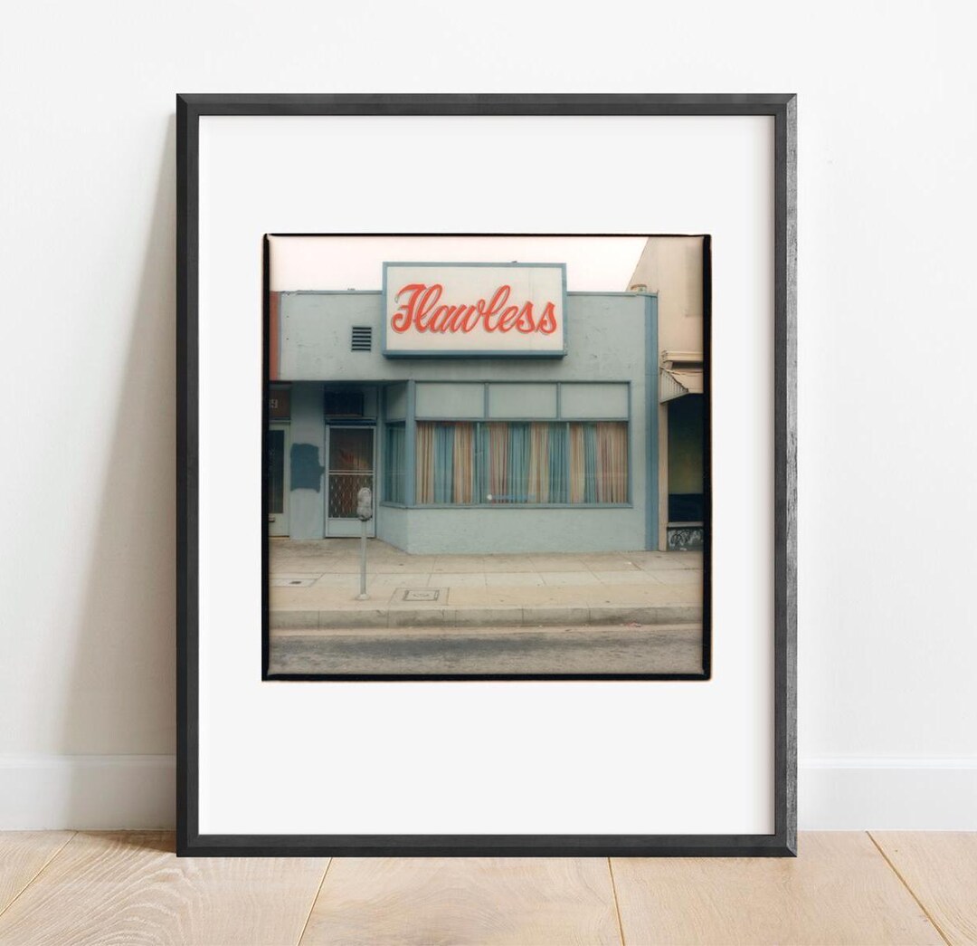 Flawless Signage in Los Angeles 1982. Color Film Fine Art Street ...