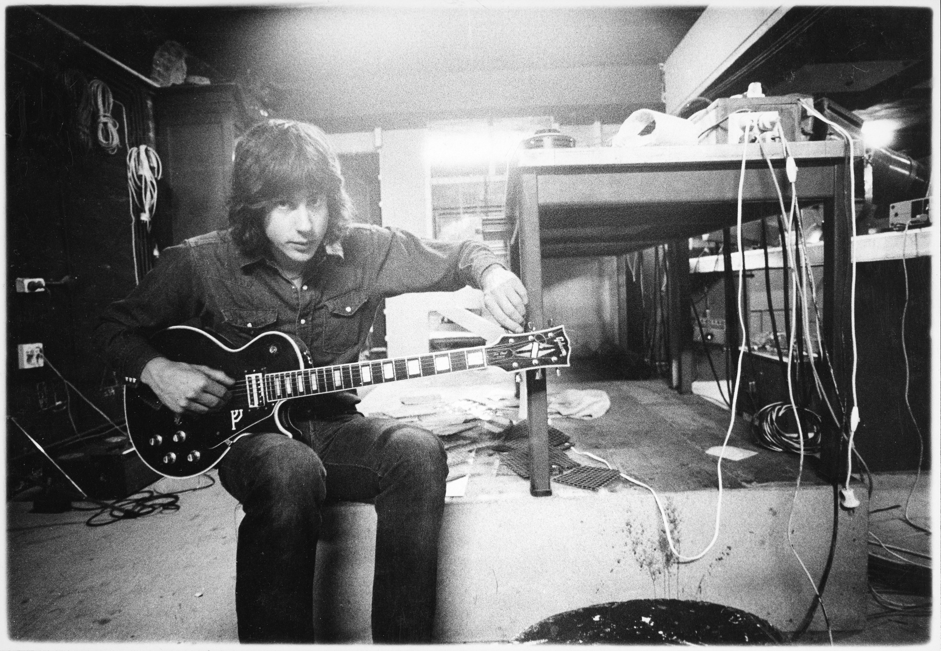 Backstage at the Melkweg (milky Way) Club, Amsterdam 1974. Vintage B&W ...