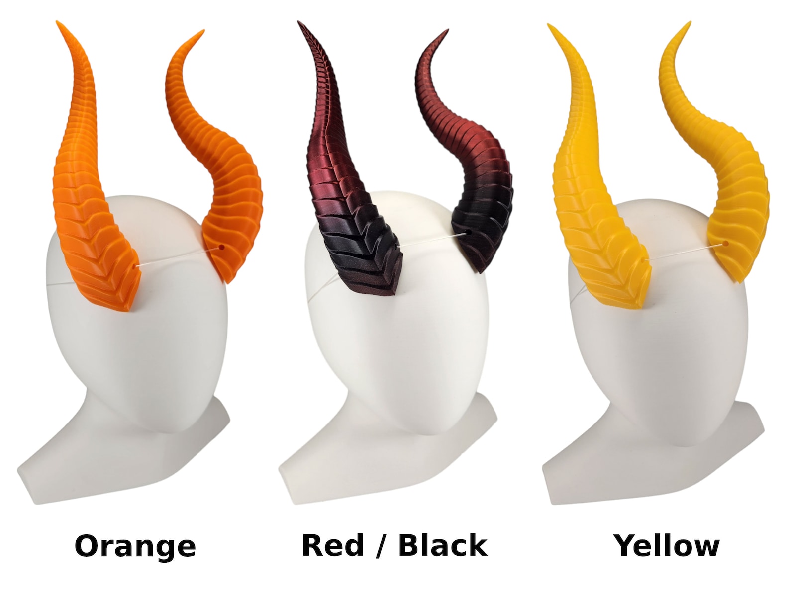 Dragon Horns for Headset 3D Printed Horns for Headphones Satyr Horn ...