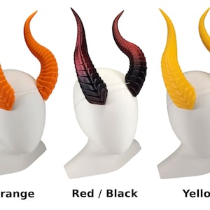 Dragon Horns for Headset | 3D Printed Horns for Headphones | Satyr Horn ...