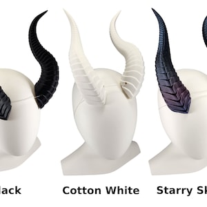 Dragon Horns for Headset | 3D Printed Horns for Headphones | Satyr Horn ...