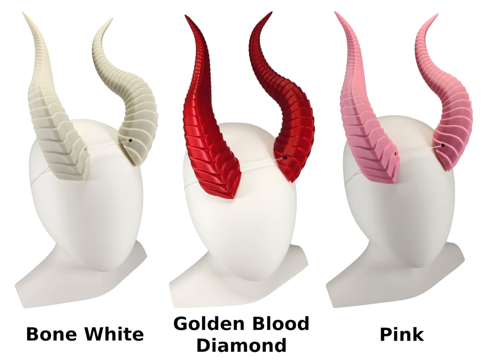 Dragon Horns for Headset 3D Printed Horns for Headphones Satyr Horn ...