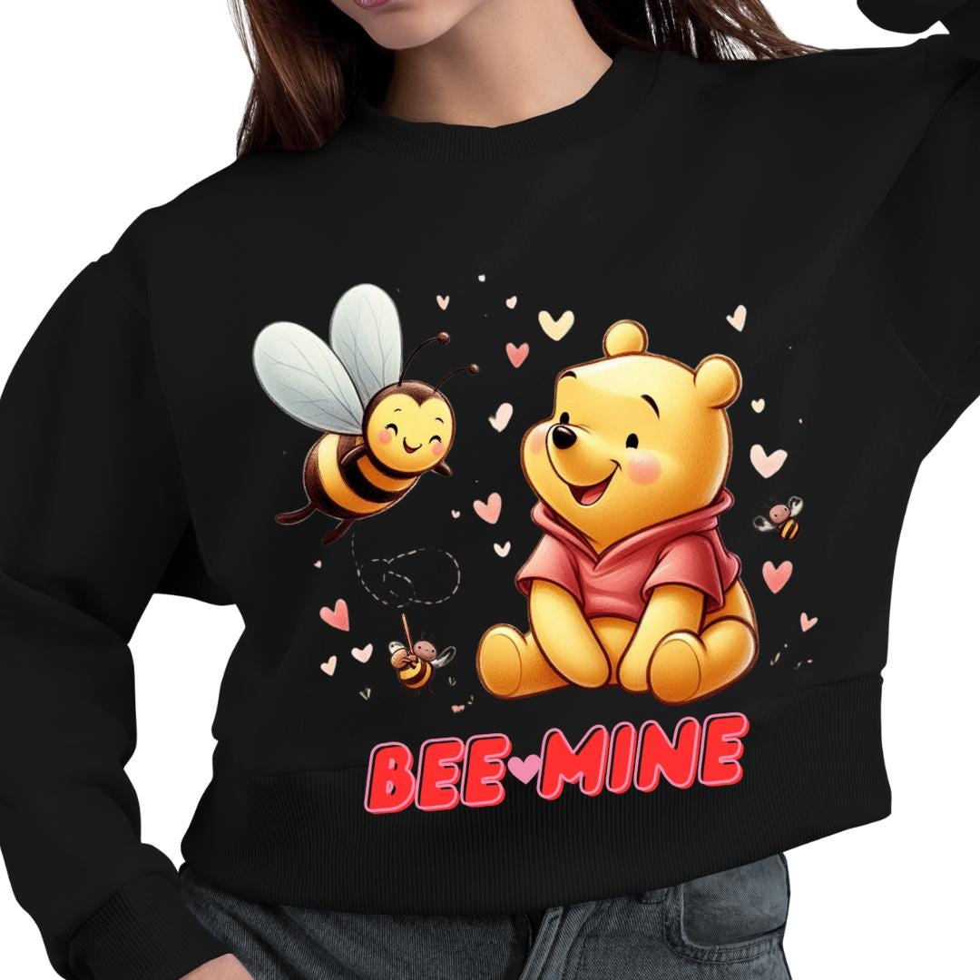 Bee Mine; Winnie the Pooh; Valentines Tshirt Png; Cute Valentine ...