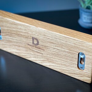 Personalised Solid Oak Key Holder | Wooden Key Holder | Key Organiser ...