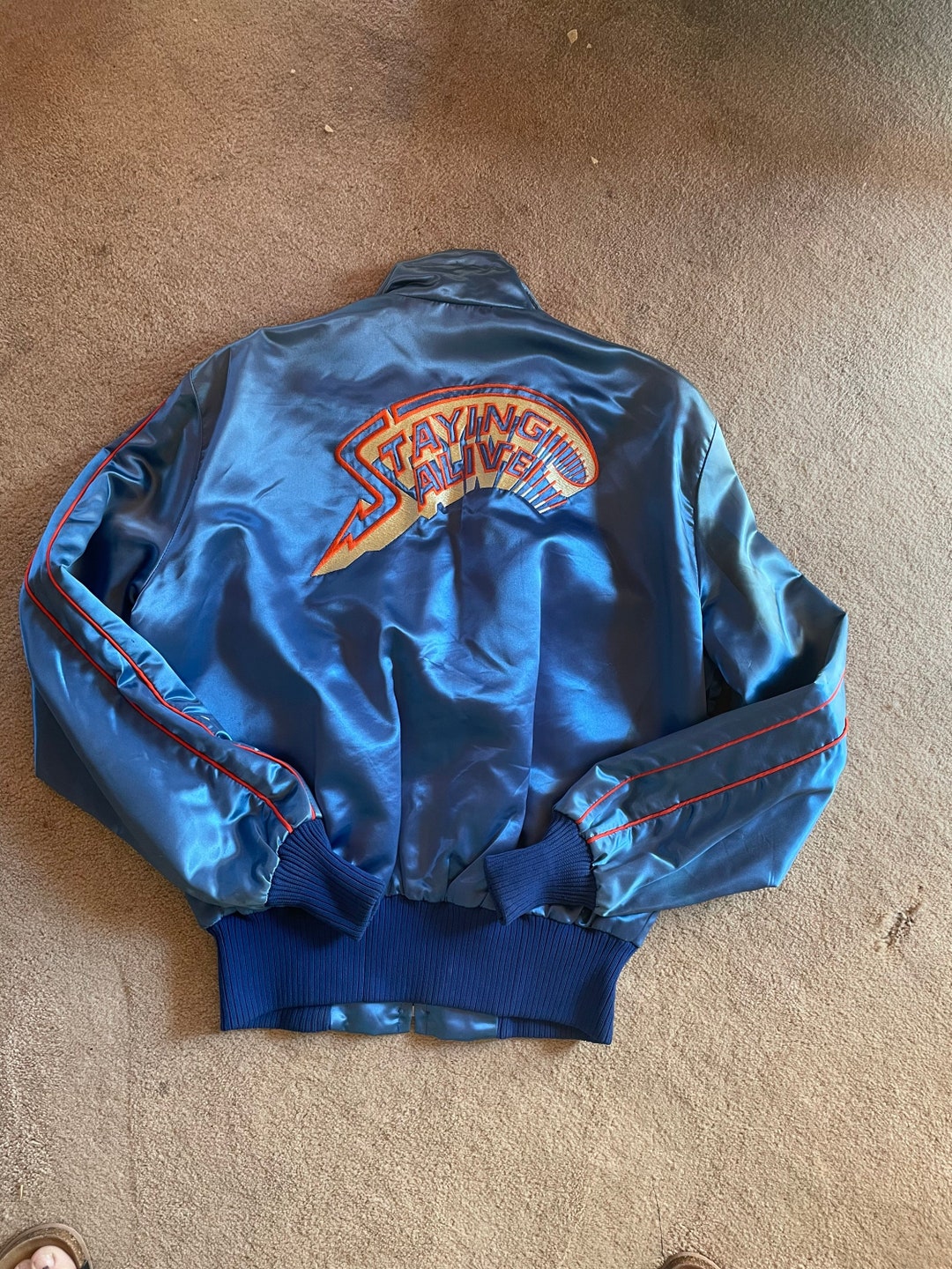 Vintage staying Alive Original Movie Crew Jacket. Collectible. John ...