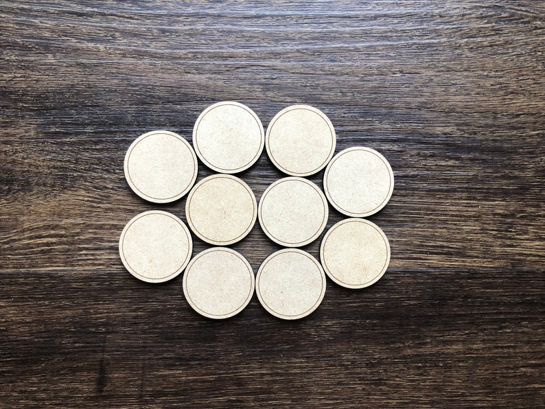 Blank Tokens, Blank Kids Reward Tokens, DIY Tokens, Blank Wedding Favor ...