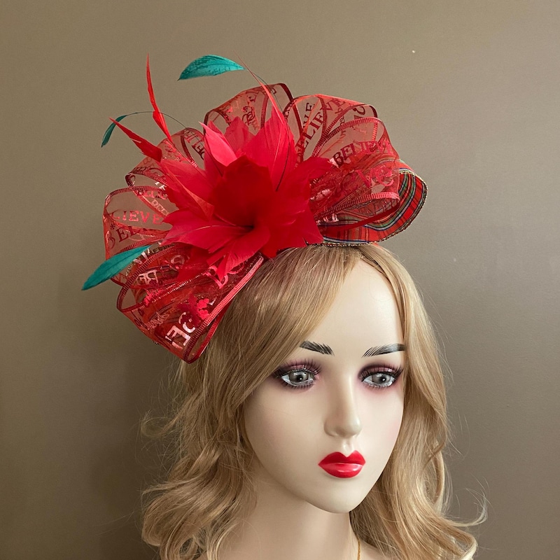 Christmas Fascinator - Etsy