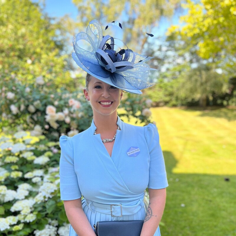 Light Blue Derby Hat - Etsy