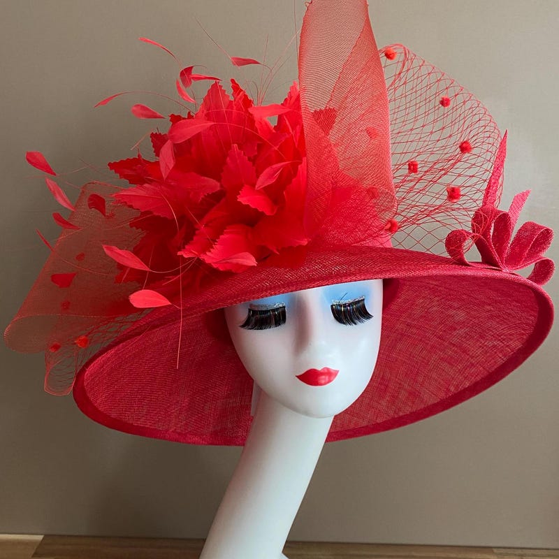 Womens Red Hats - Etsy