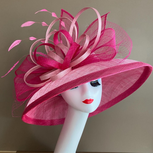Pink Flower Hat - Etsy