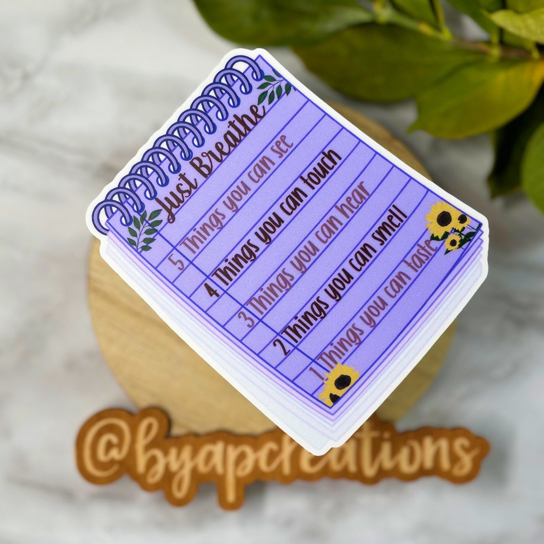 Grounding Gift, Mental Health Matters Sticker, Mental Health Reminders ...