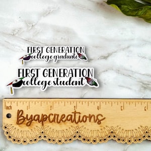 First Generation Stickers, College Student Sticker, Graduate Sticker ...