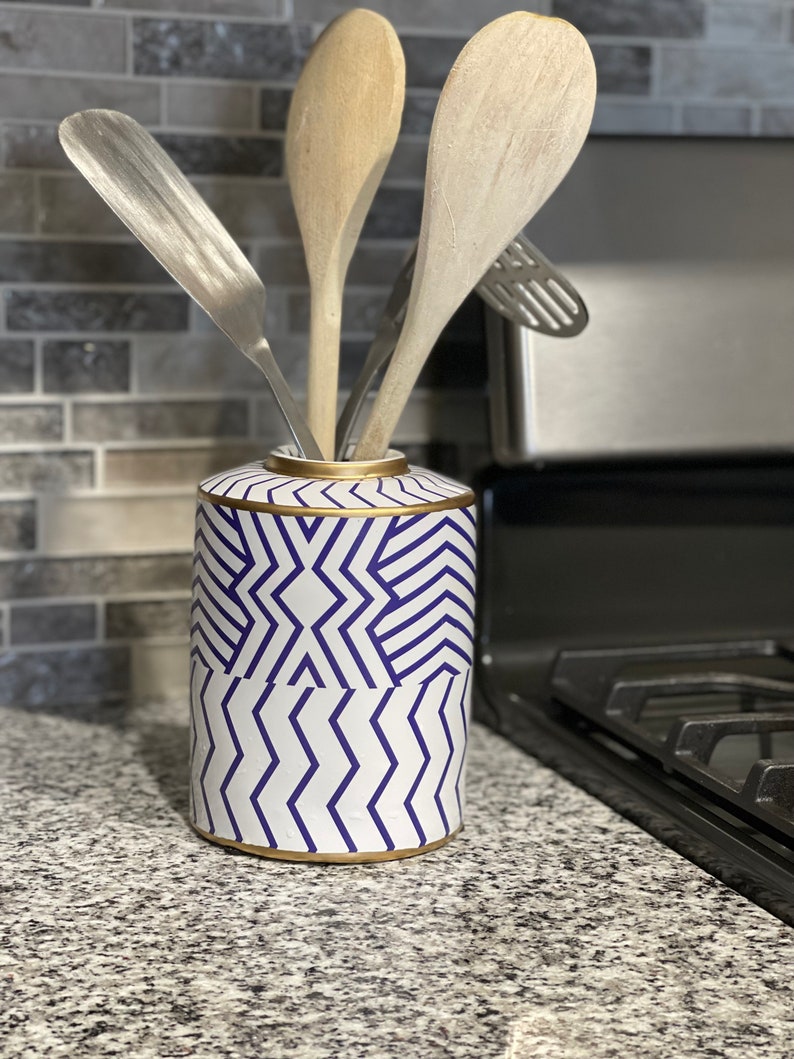 Ginger Jar, Vase, Nordic Vase, Storage Container, Home Decor, Blue Vase ...