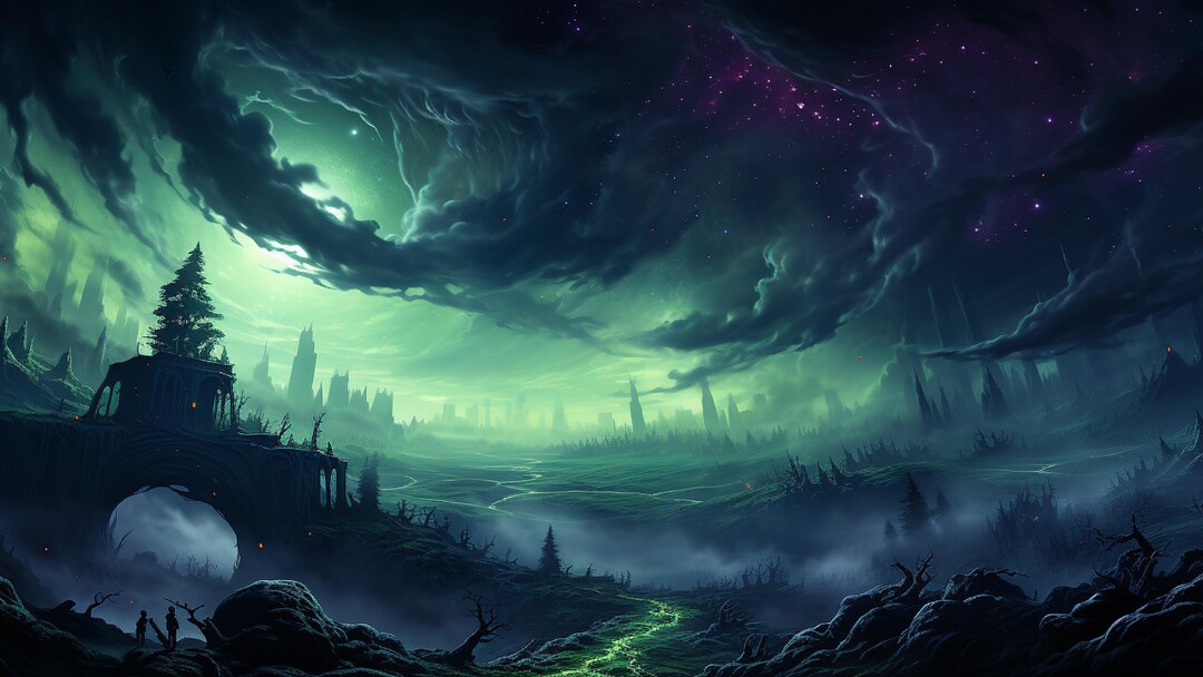 5 Stunning Fantasy Computer Wallpapers Computer Wall Paper, Digital ...