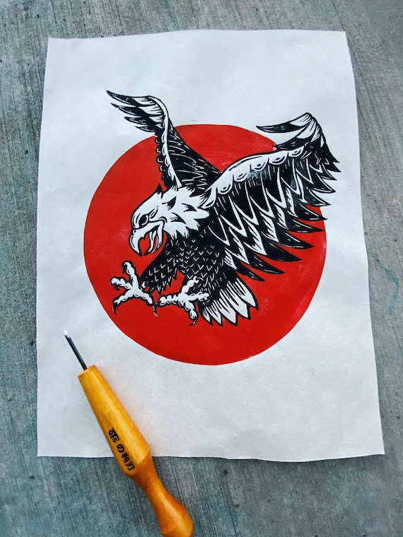 American Traditional Eagle - Etsy