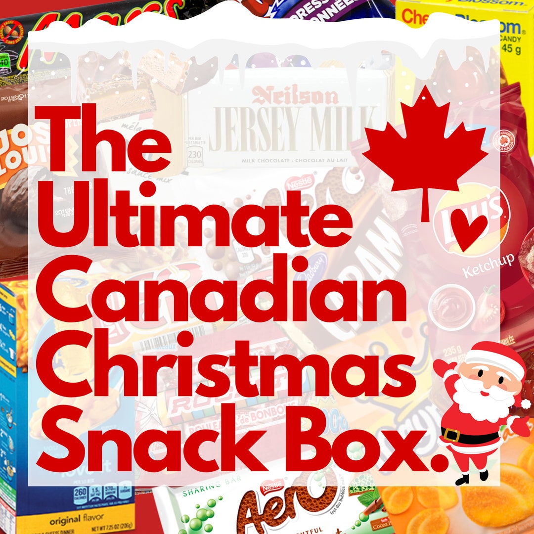 CANADIAN CHRISTMAS PACKAGE Canada Candy, Chips, Poutine, Long Distance ...