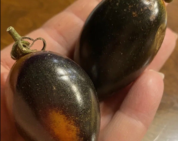 Midnight Roma Tomato Seeds USA NJ Grower Heirloom Organic NJ Seller ...