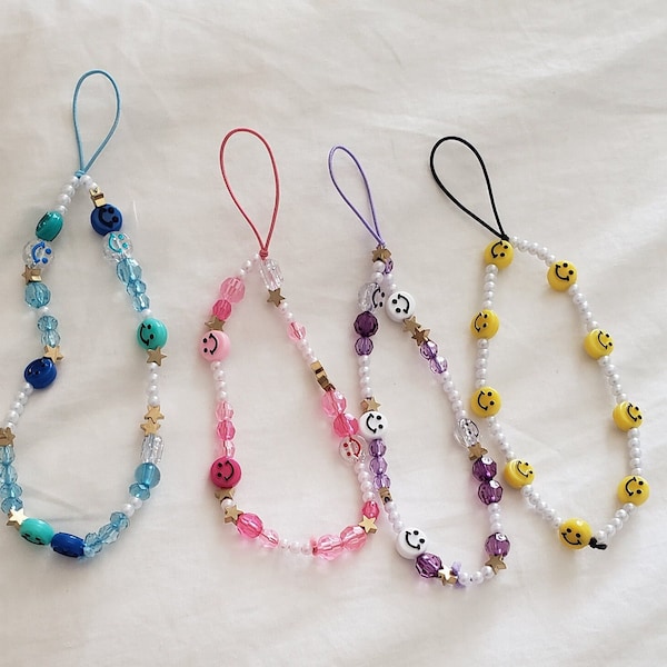 Phone Charms Smiley Face - Etsy