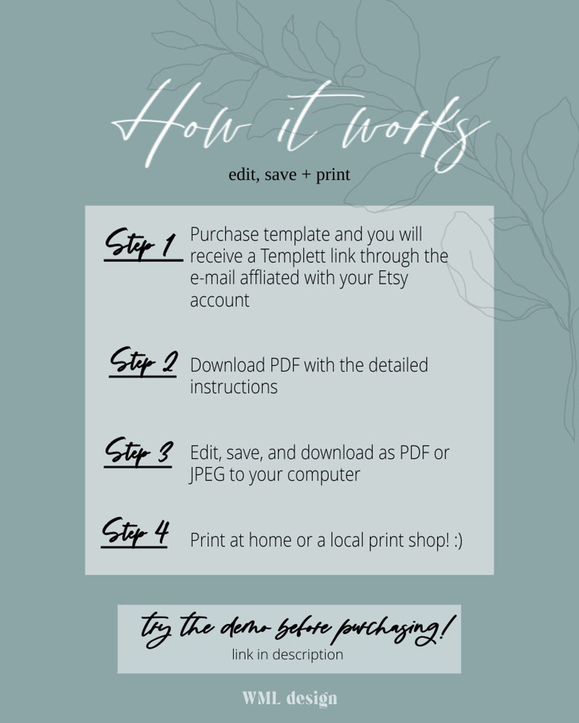 Minimalistic Table Number Template 100% EDITABLE & DIY on TEMPLETT ...