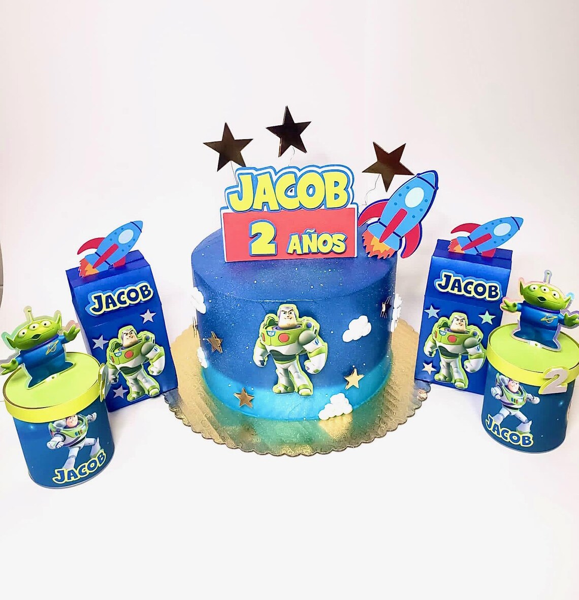 Custom Name Cake Topper: Acrylic Party Decoration With LED - Etsy