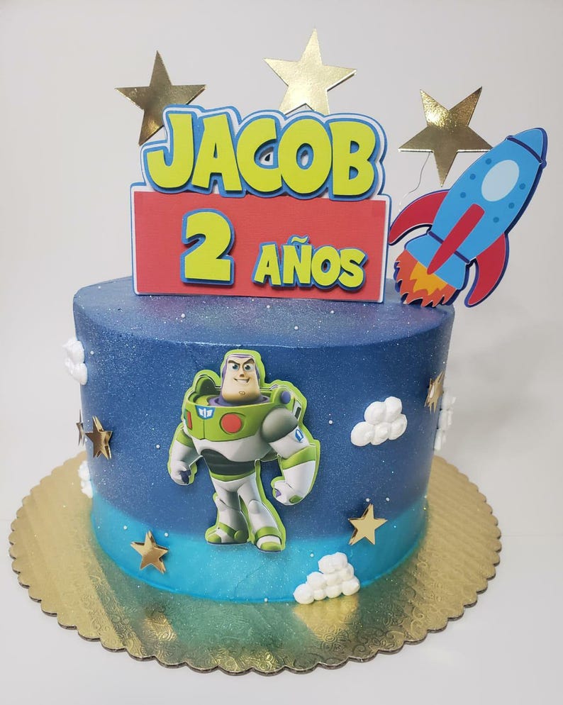 Custom Name Cake Topper: Acrylic Party Decoration With LED - Etsy