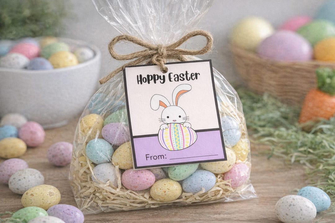 Hoppy Easter Gift Tags - Etsy