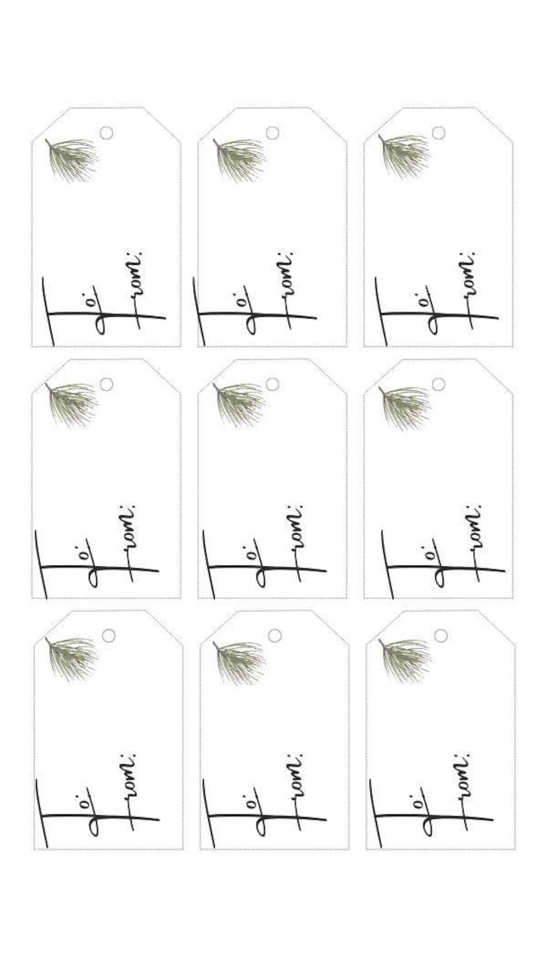 Elegant Gift Tag - Etsy