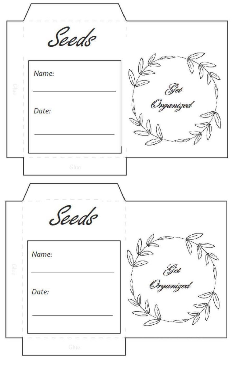 Seed Packages- Large - Etsy