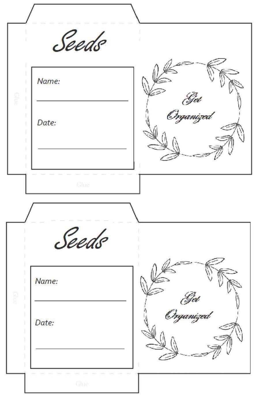 Seed Packages- Large - Etsy