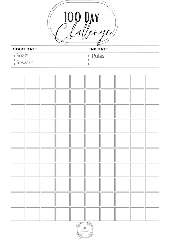 100 Day Challenge | Etsy