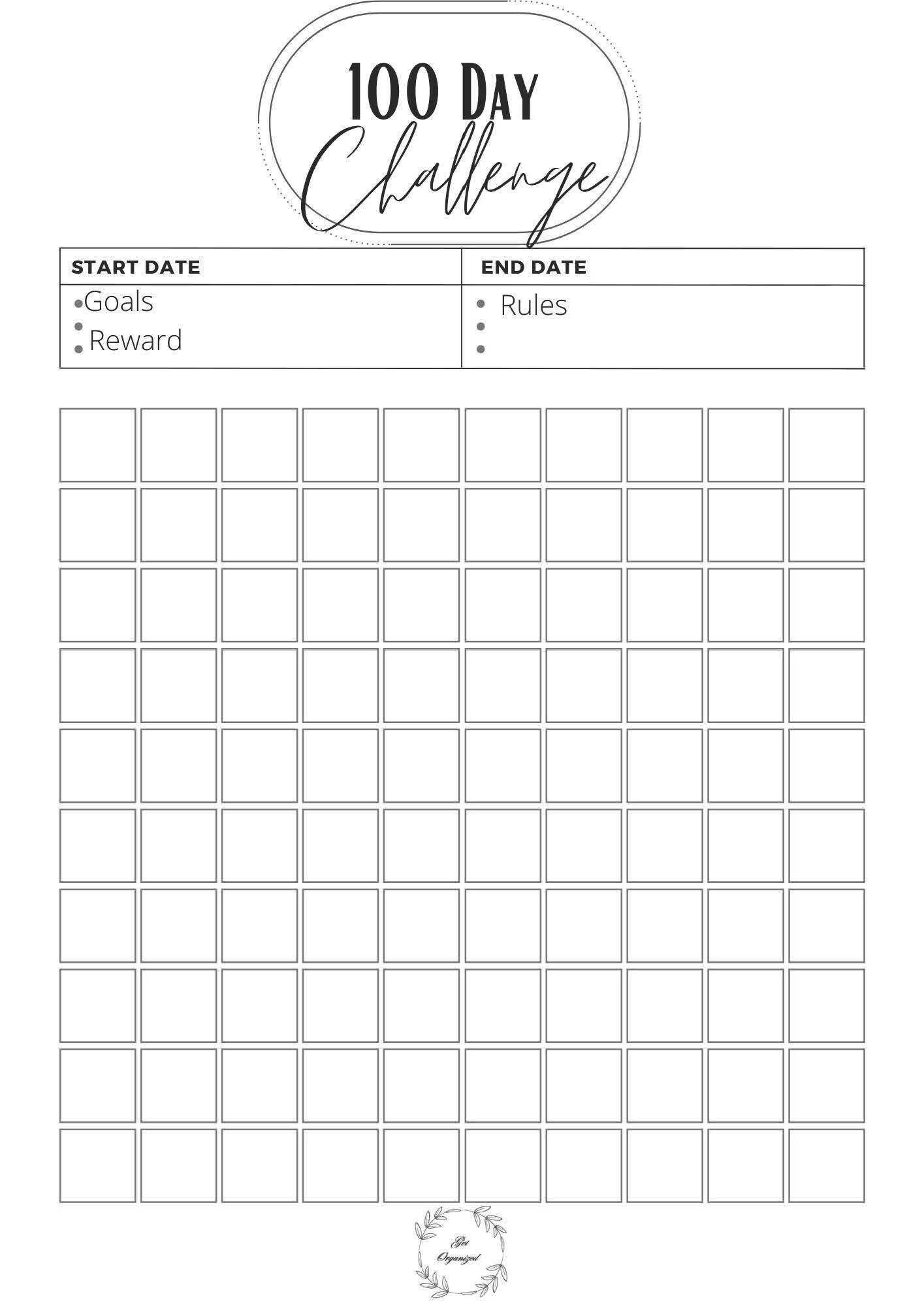 100 Day Challenge - Etsy